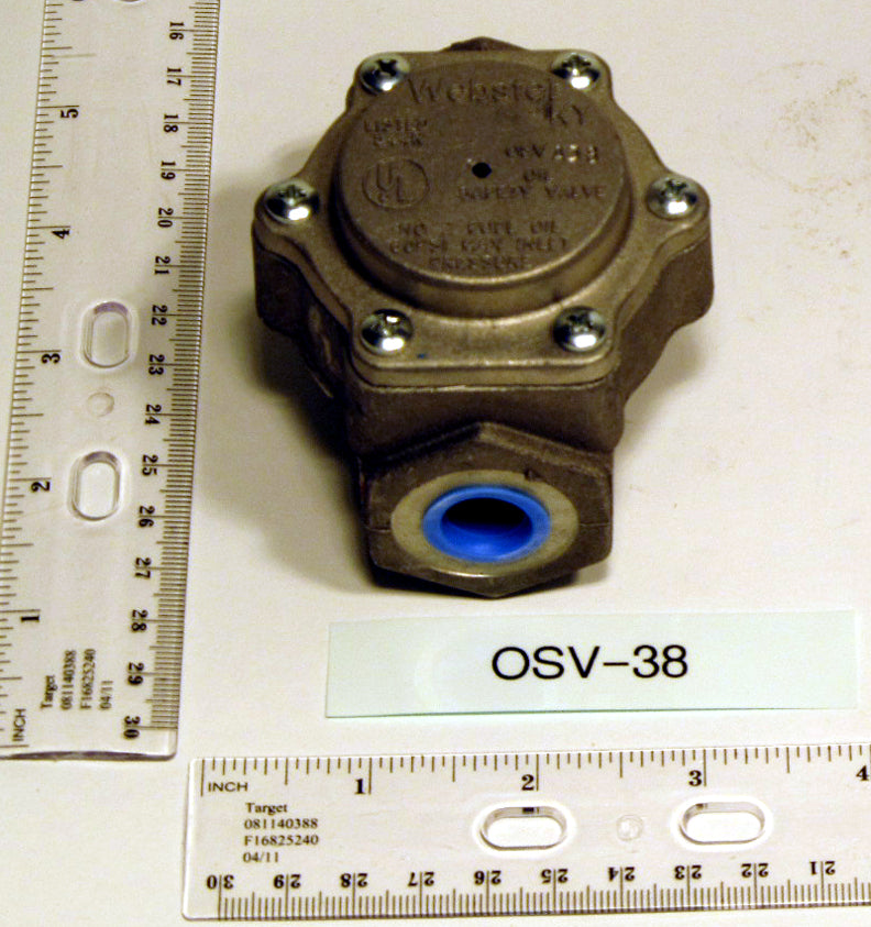 Webster OSVA-38 Oil Safety Valve | 0 to 60 PSI – New England Supply House
