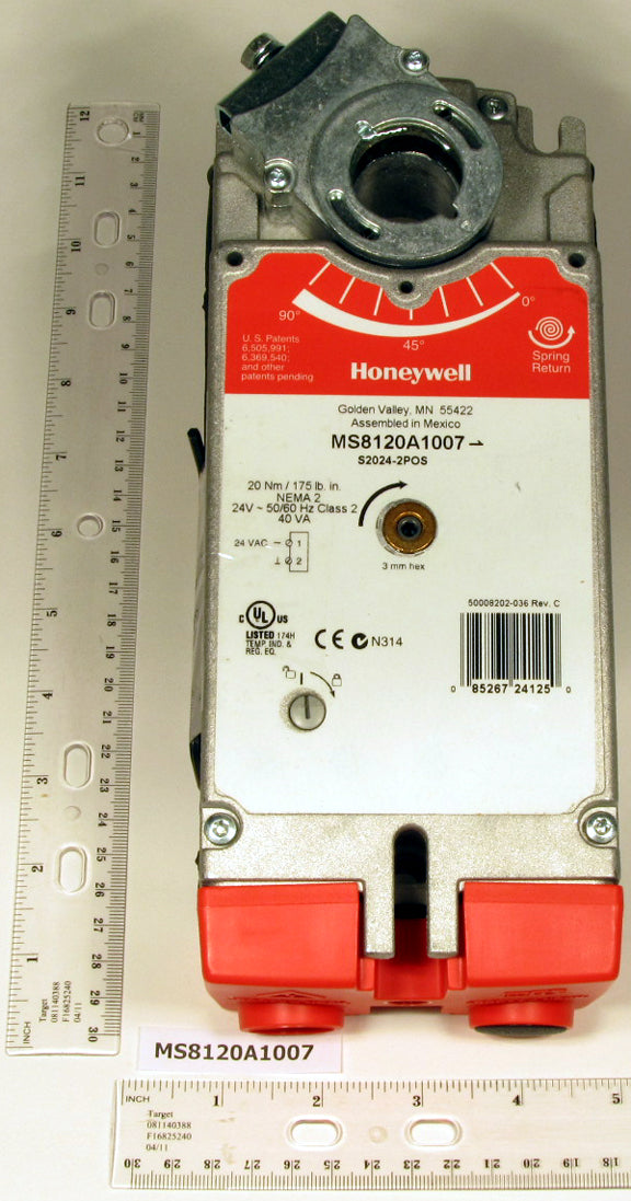 Honeywell Commercial MS8120A1007 Damper Actuator – New England Supply House